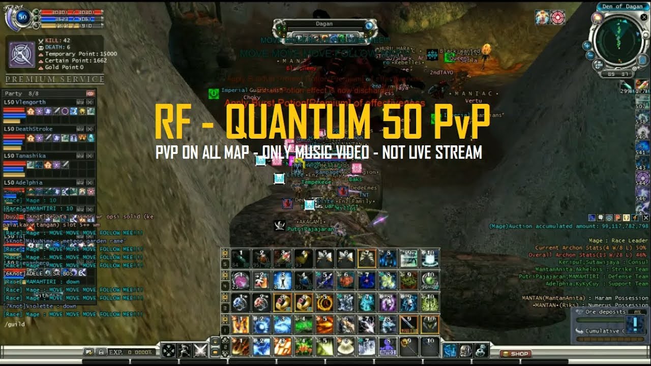 New Quantum50 PvP Rampage x Hellarios CORA Mage x BK RF ONLINE ♛ - YouTube