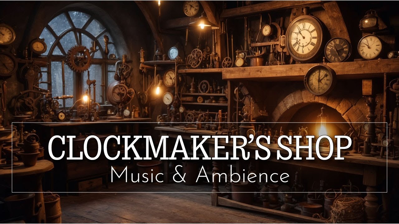 The Satisfying Sounds Of A Clockmaker's Workshop - YouTube