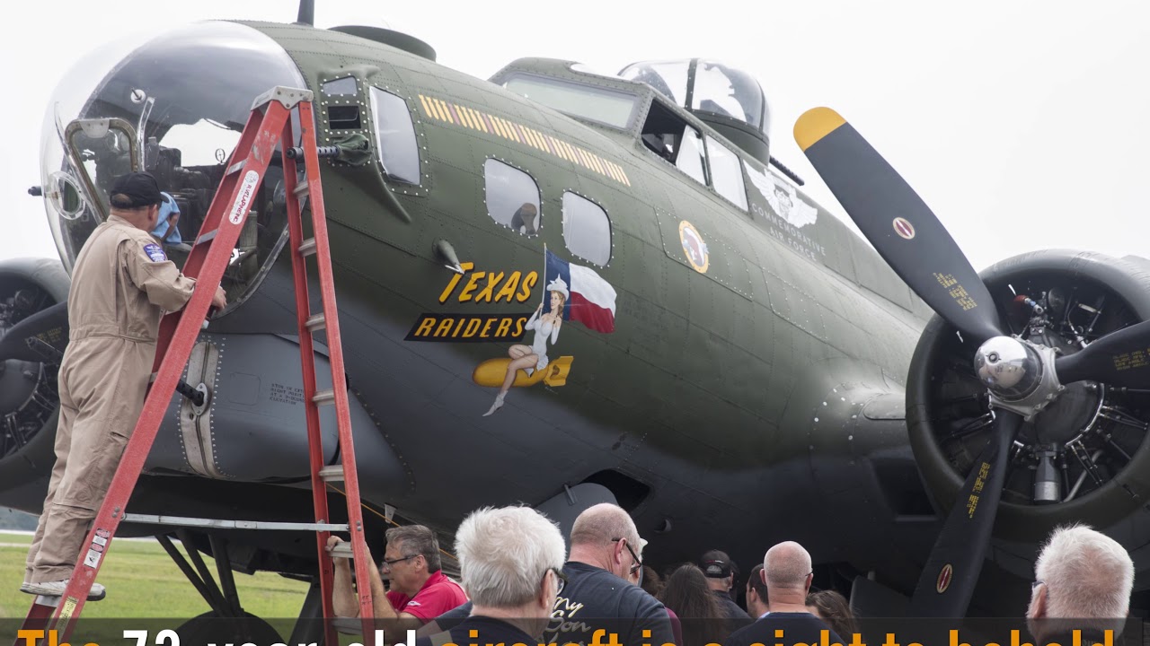 Iconic B-17 'Flying Fortress' lands in Michigan - YouTube