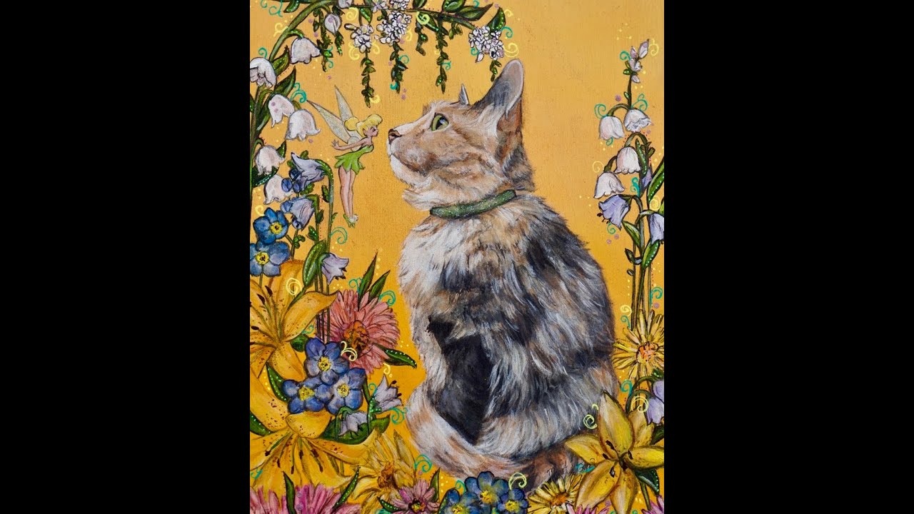 Tinkerbell Cat Pet Portrait - YouTube