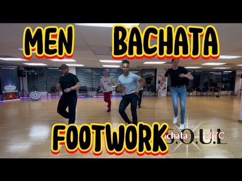 Men Bachata footwork for fun #bachateros #bachataclass # ...