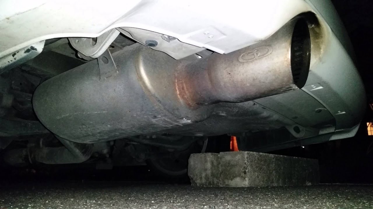 Subaru legacy bh5 gt twin turbo muffler - YouTube