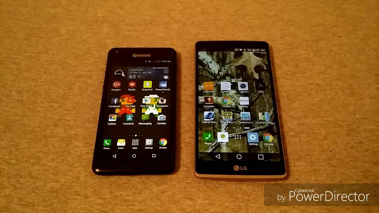 LG G Stylo vs Kyocera Hydro Reach {Boost Mobile} - YouTube