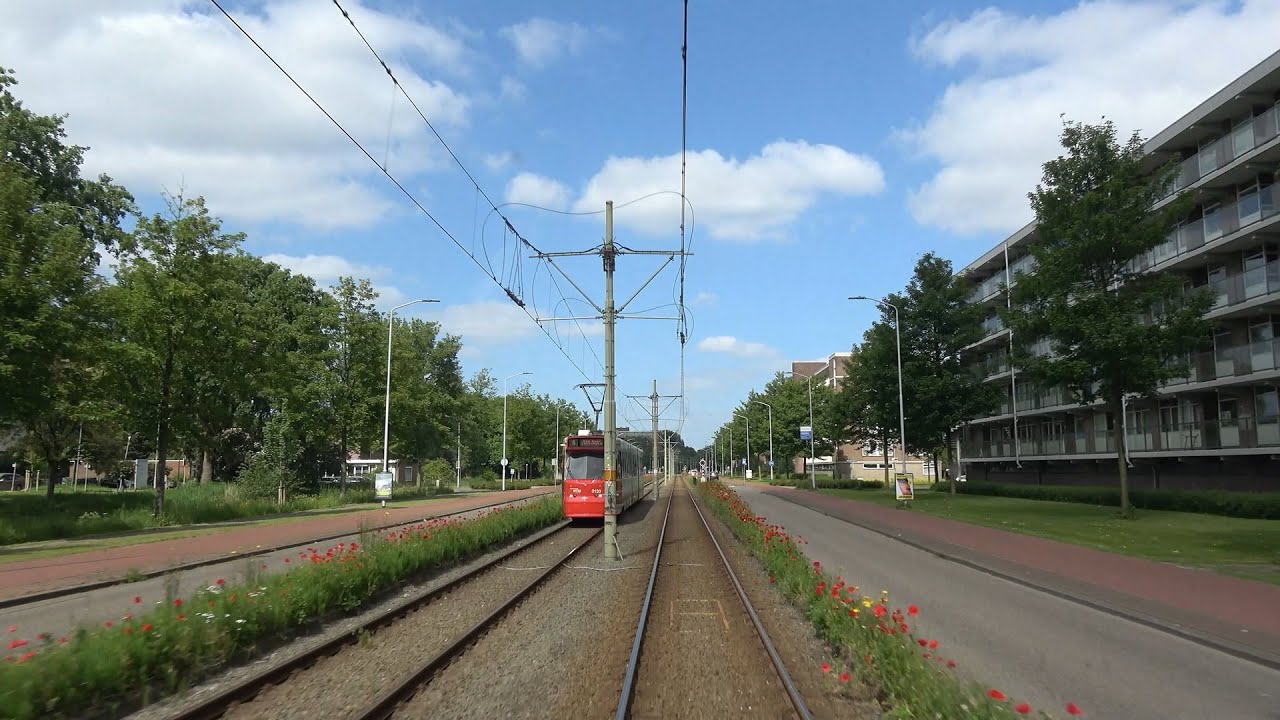 HTM tramlijn 6 Den Haag Leyenburg - Leidschendam Noord | regen | BN ...