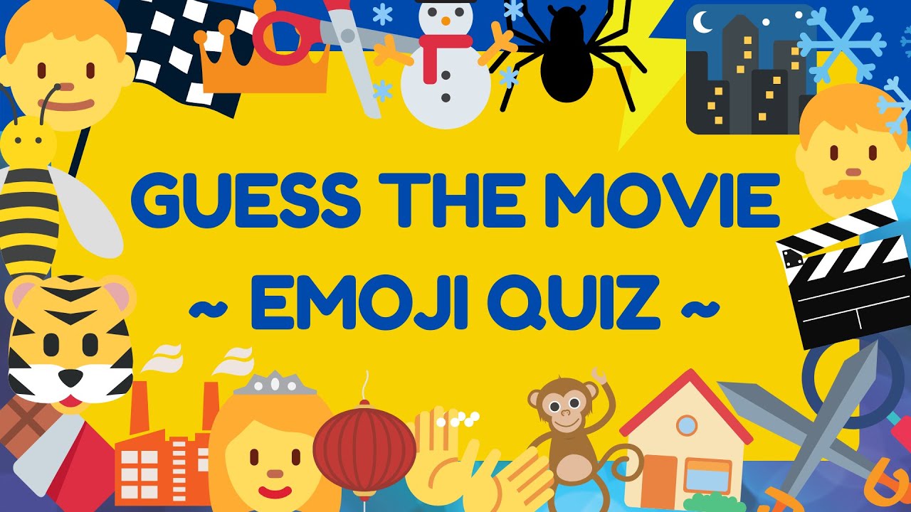 Guess the movie from the emoji! / QUIZ / You only get 5 seconds for ...