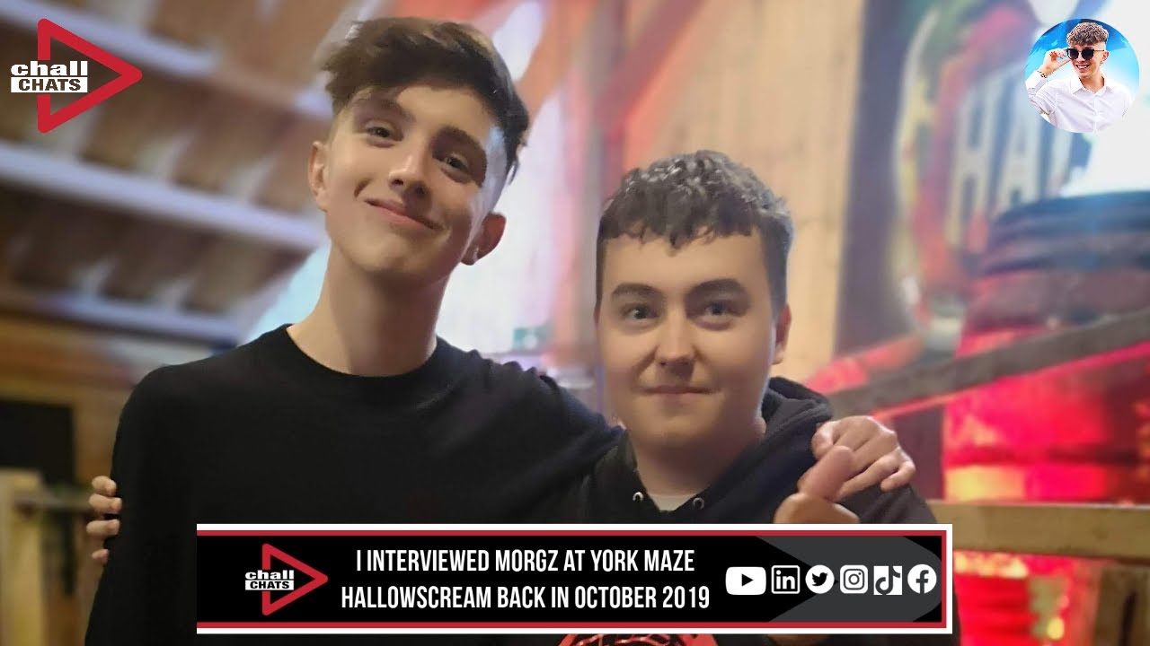 I Interviewed Morgz In 2019 At York Maze Hallowscream | Archive Footage ...
