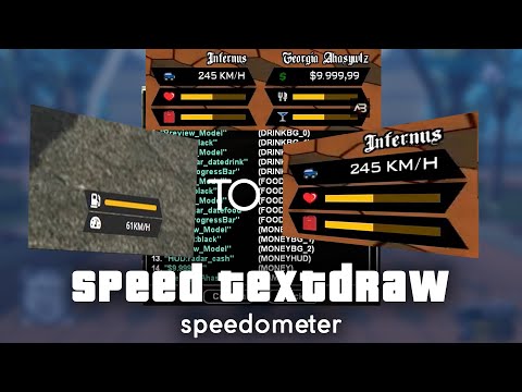 Speed Textdraw - Speedometer + download link - YouTube