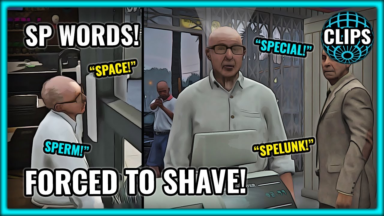 JAMES RANDAL FORCED TO SHAVE HIS HEAD! WORDS BEGINNING WITH SP! BALD ...