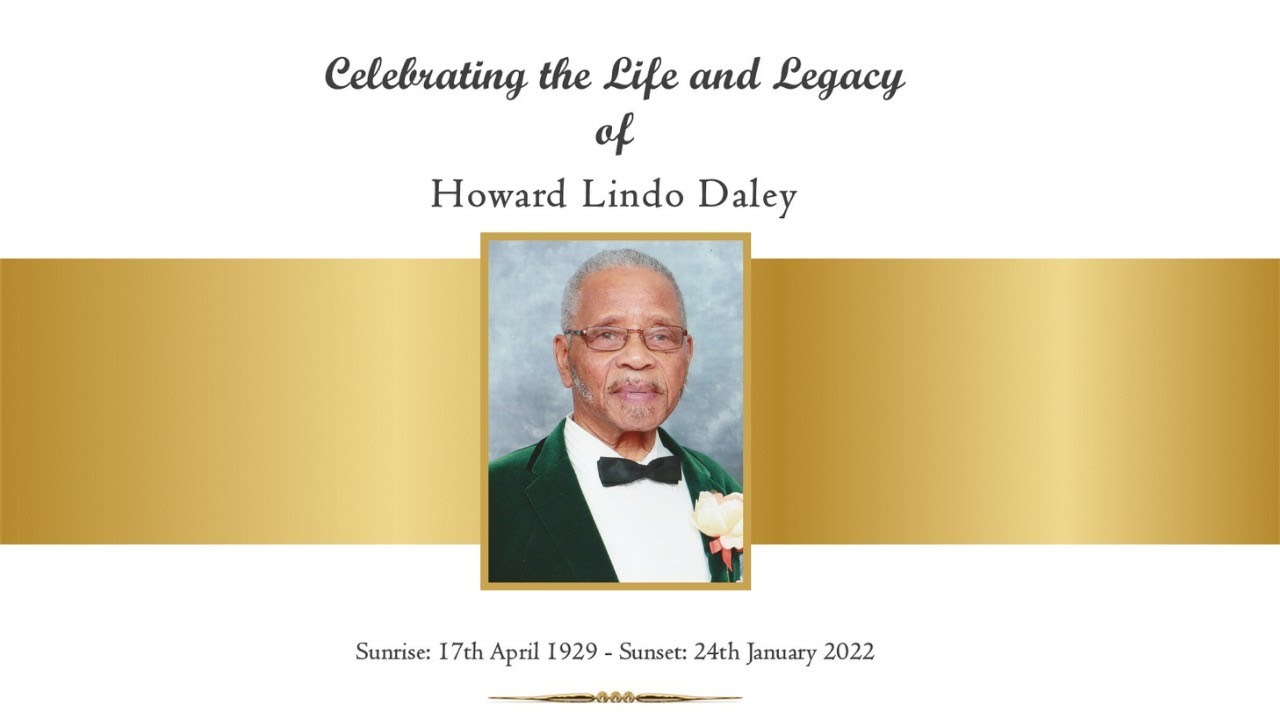 Celebrating the Life and Legacy of Howard Lindo Daley - YouTube