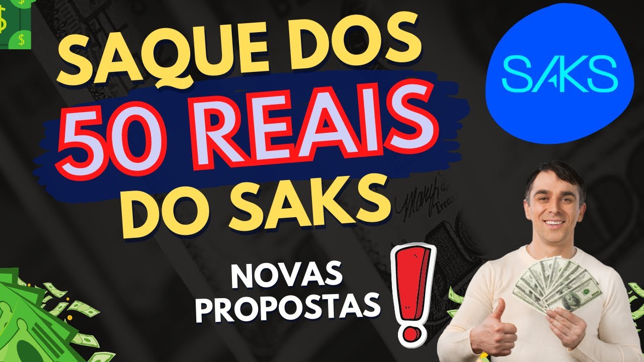 🔥APROVEITE - COMO SACAR OS 50 REAIS DO HELLO SAKS - ESTÃO OFERECENDO ...