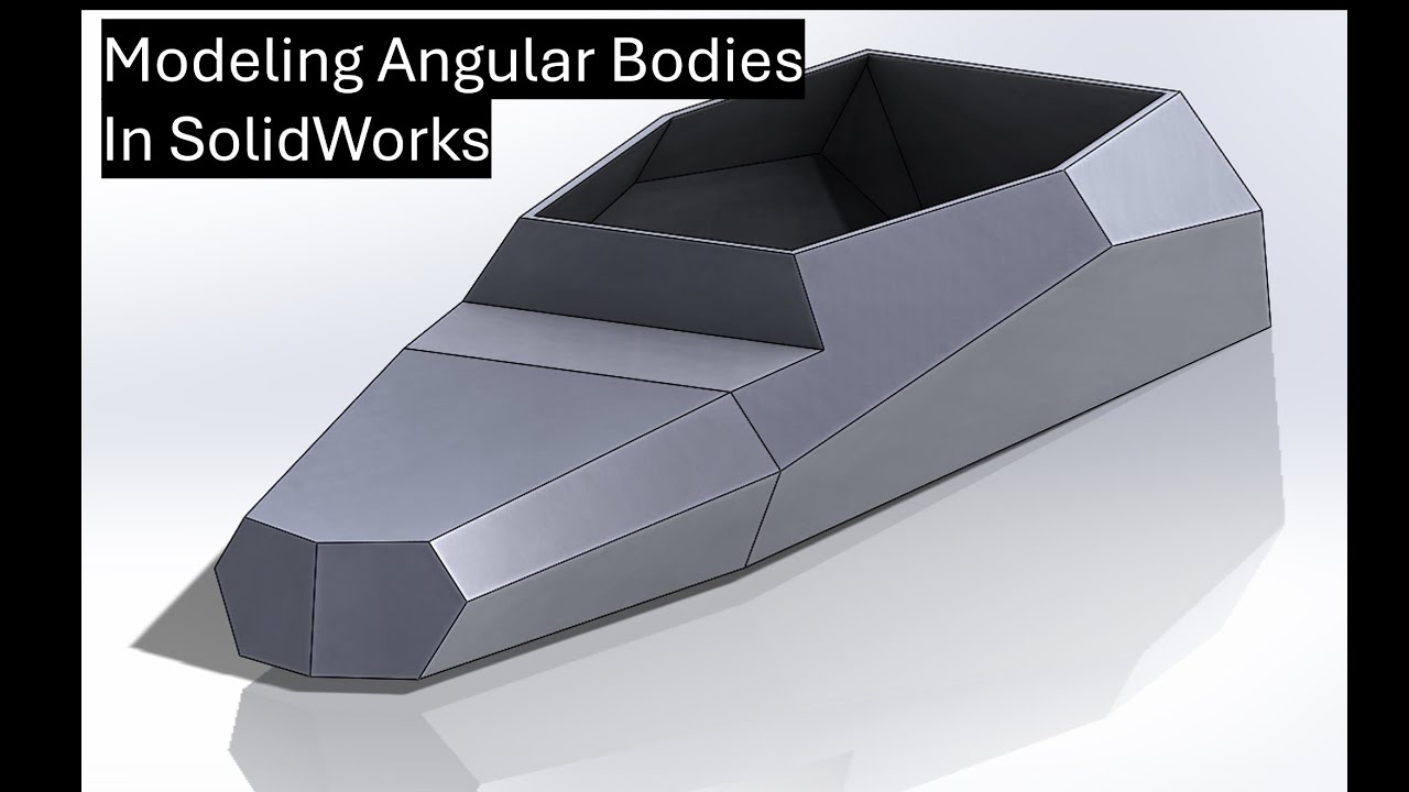 Modeling Angular Bodies in SolidWorks - Sd.kfz.250 Example - YouTube
