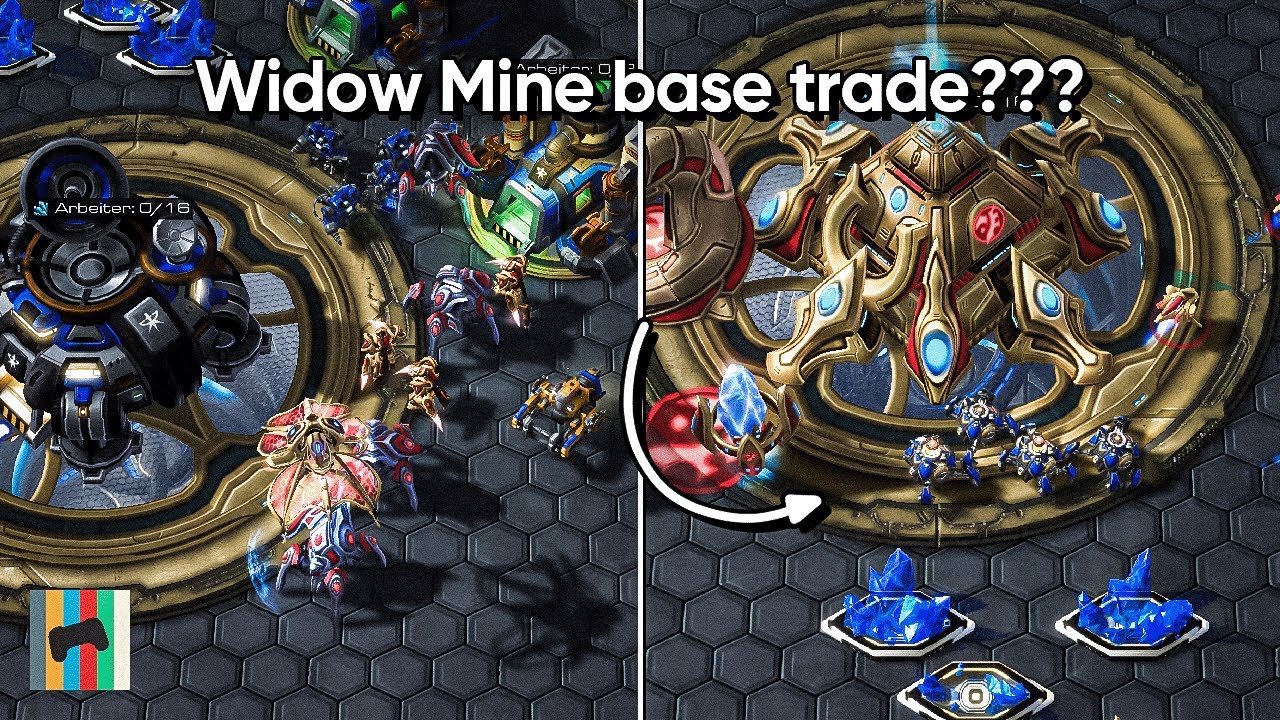 Will Cheese Fail - Widow Mine Base Race?! - Starcraft 2 - LAGTV - YouTube