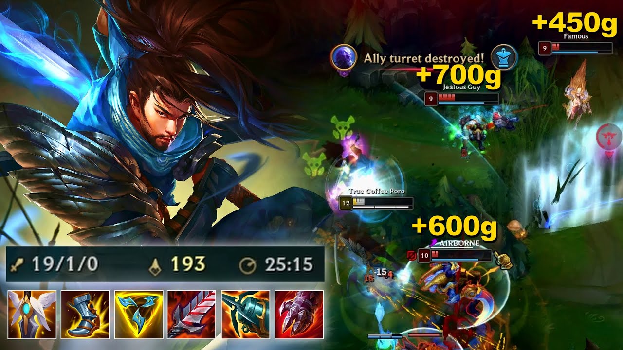 FULL BUILD YASUO IN 25 MINUTES!? 🌪💰 - YouTube