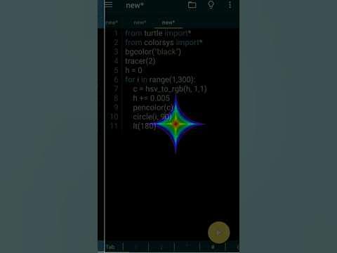 Wonderful graphics design by mobile | python for beginners | python # ...