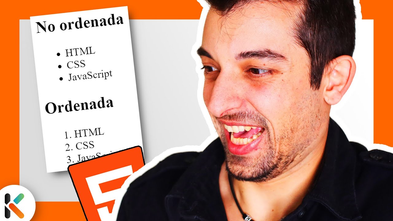 🧡 Cómo Crear LISTAS Ordenadas y Desordenadas en HTML [Curso de HTML ...