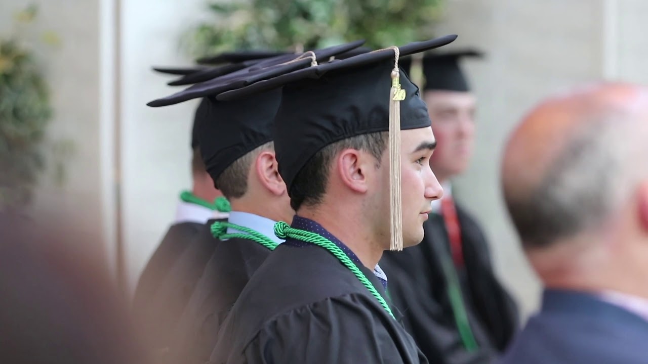 Babson Baseball Extra Innings Graduation Ceremony - YouTube