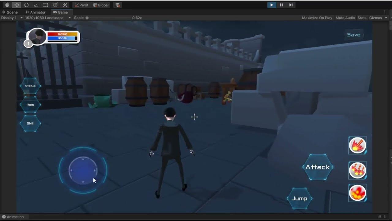 Solo Leveling unity 3d selling code source - YouTube