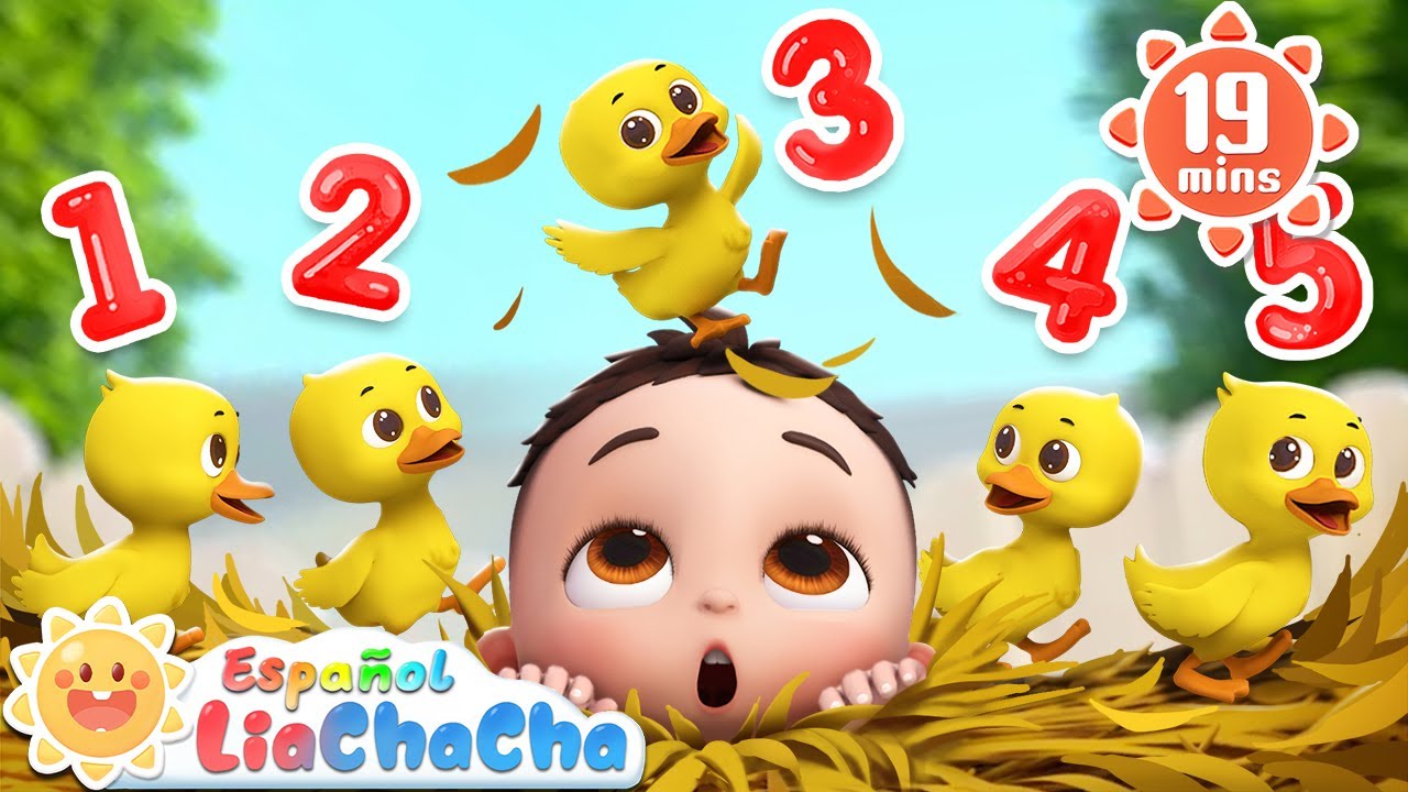 Cinco Patitos🦆 | Contar de 1 a 5 + Más LiaChaCha en Español - Canciones ...
