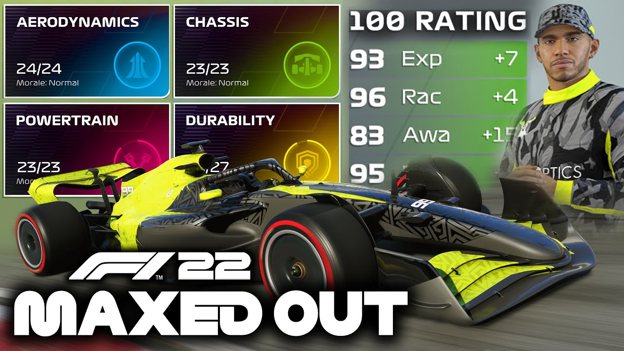 HOW QUICK IS A FULLY-MAXED OUT CAR IN F1 22 MY TEAM CAREER? - 100 OVR ...