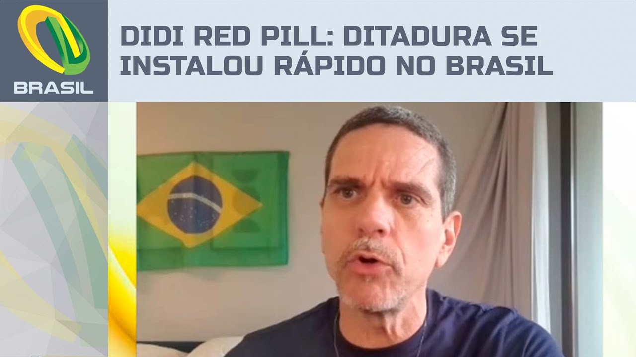 Didi Red Pill: Brasil foi entregue às baratas muito rápido - YouTube
