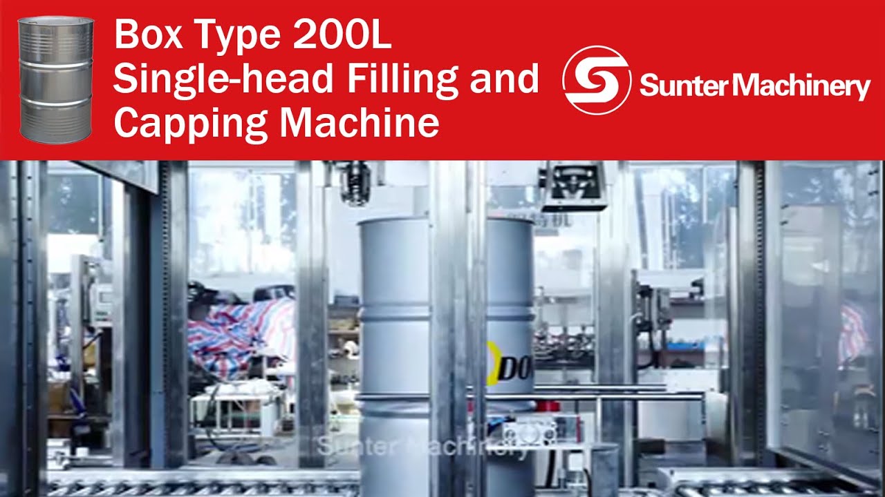 📦 Big Drums, Smart Solution! Our 200L Box-Type Filler & Capper! 📦 - YouTube