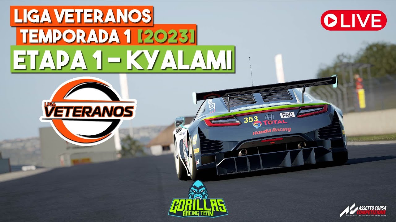 [LIGA VETERANOS] - Etapa 1 | Kayalami | Assetto Corsa Competizione ...