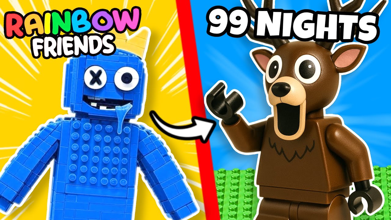 I built SCARY ROBLOX GAMES in LEGO… - YouTube