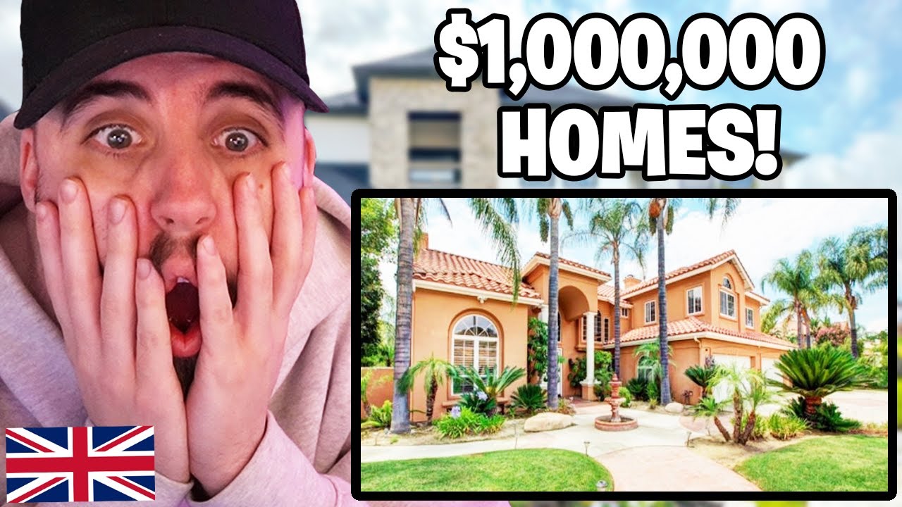 Brit Reacts to What A $1 Million Dollar House Looks like Across America ...