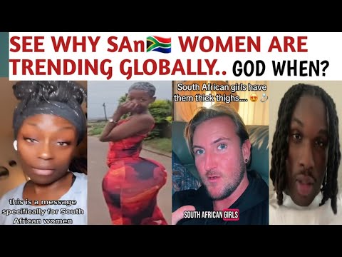 See Why South African Women Are Trending/South Africa Has the Most beautiful Women, Tiktok React 