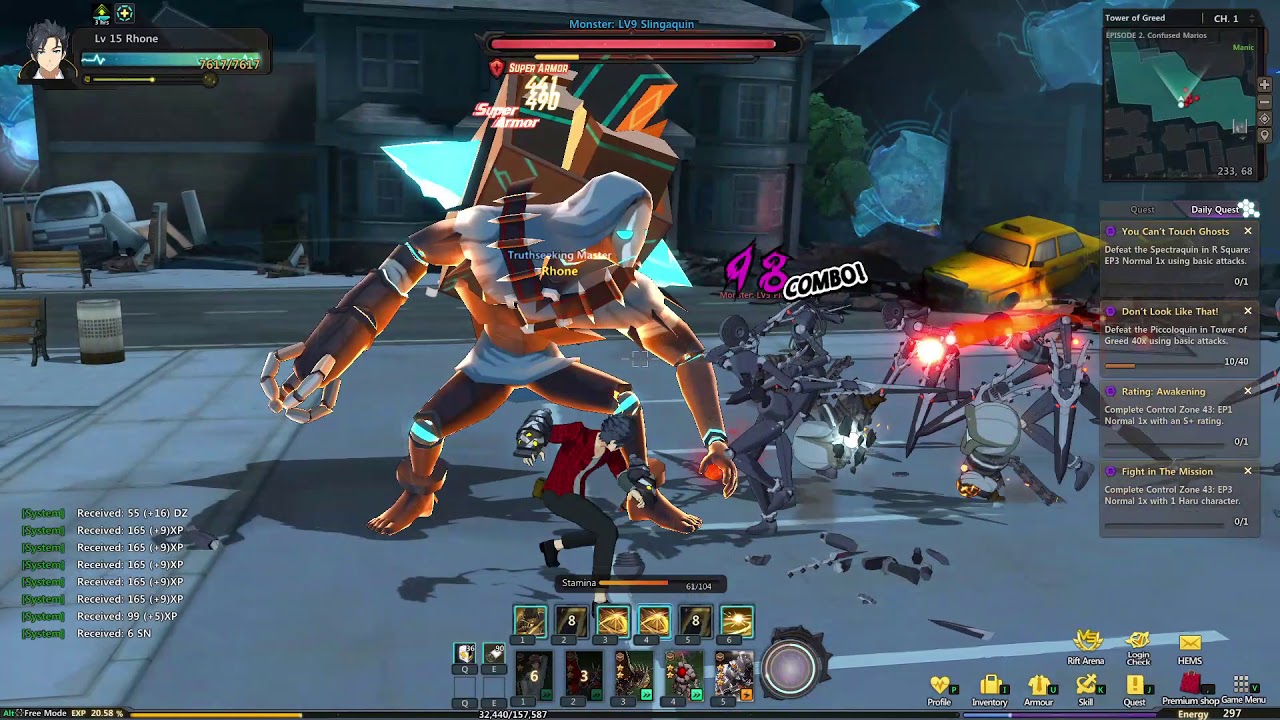 SoulWorker, Jin Gameplay - YouTube