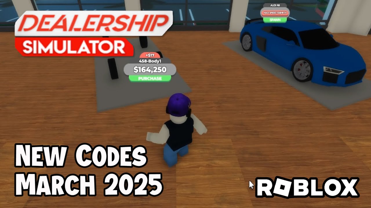 Roblox Dealership Simulator New Codes March 2025 - YouTube