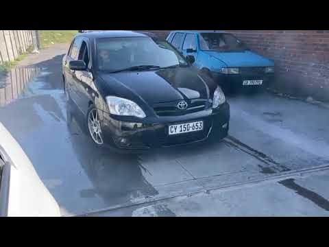 Toyota Runx Rsi 2zzge, burning it up. - YouTube