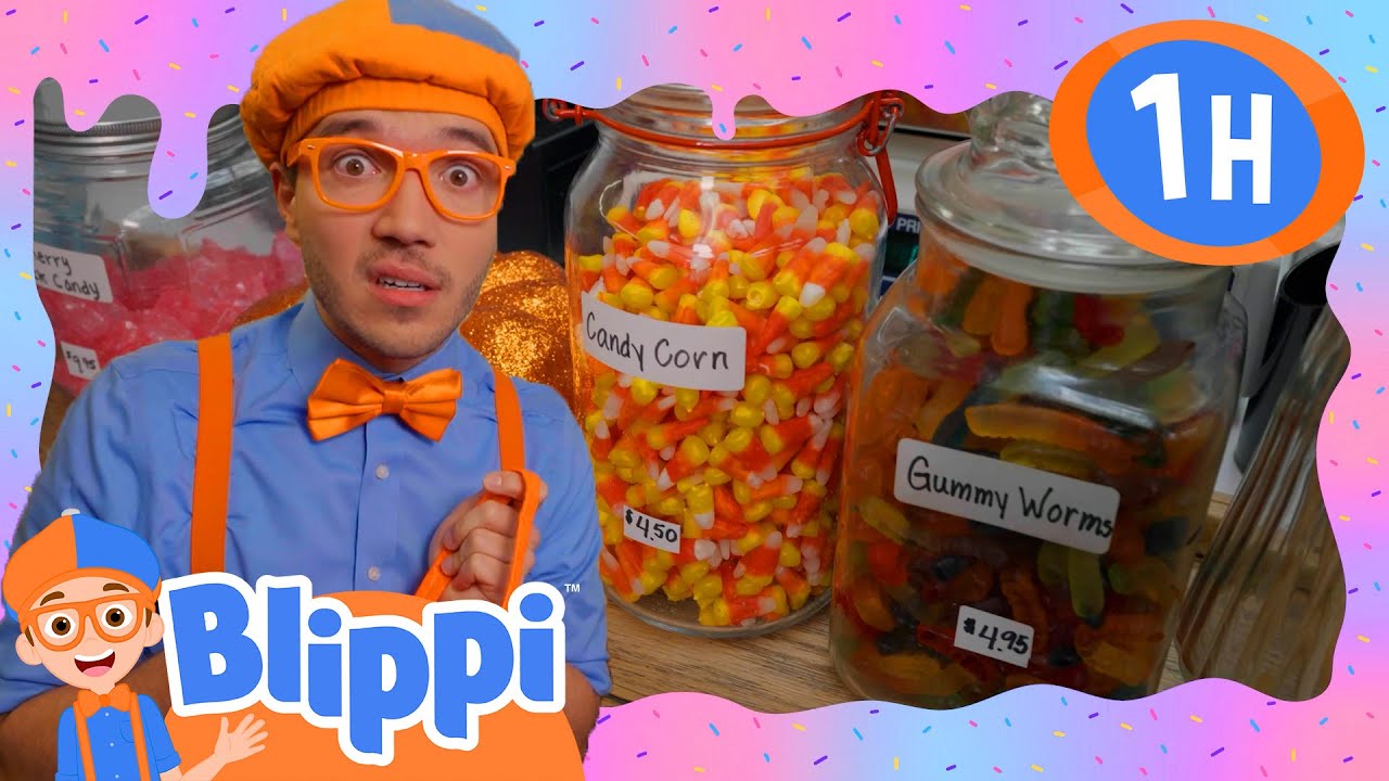 Blippi Sweet Sweet Trick-or-Treat | Blippi Halloween Cartoons | Moonbug ...