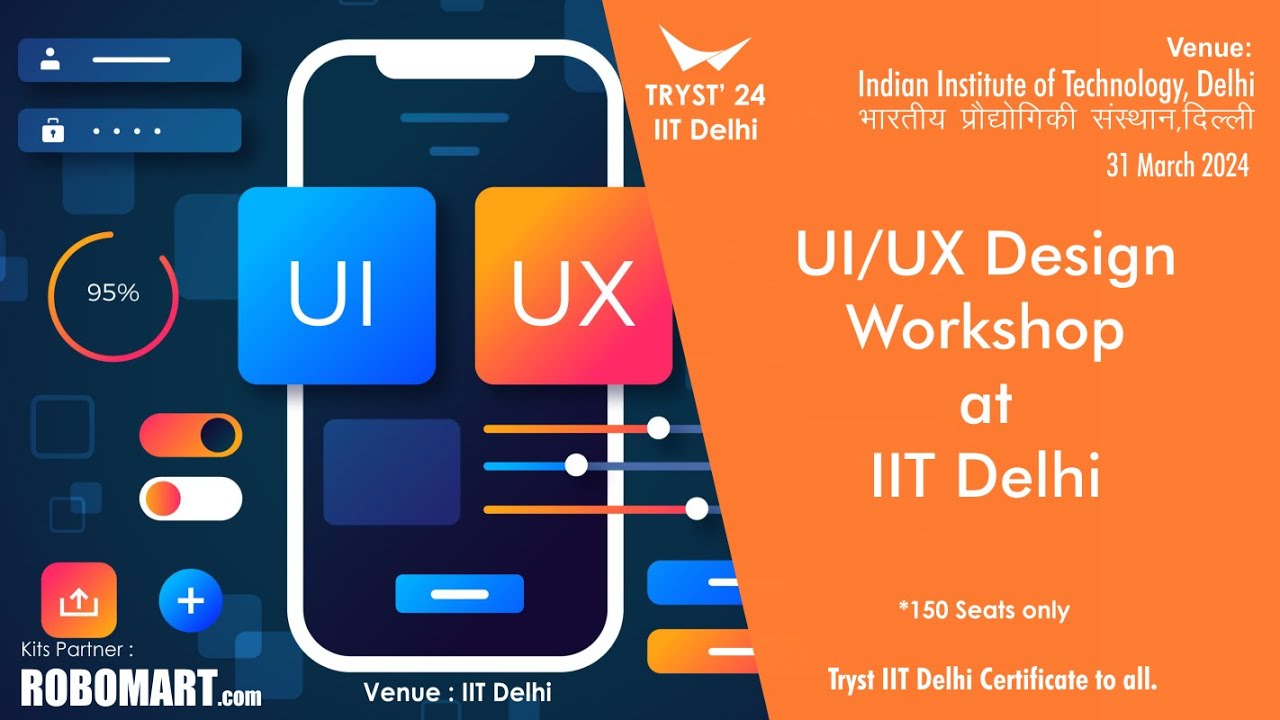 Technocon Tryst 2024 IIT Delhi UI-UX Workshop [PART-1] - YouTube