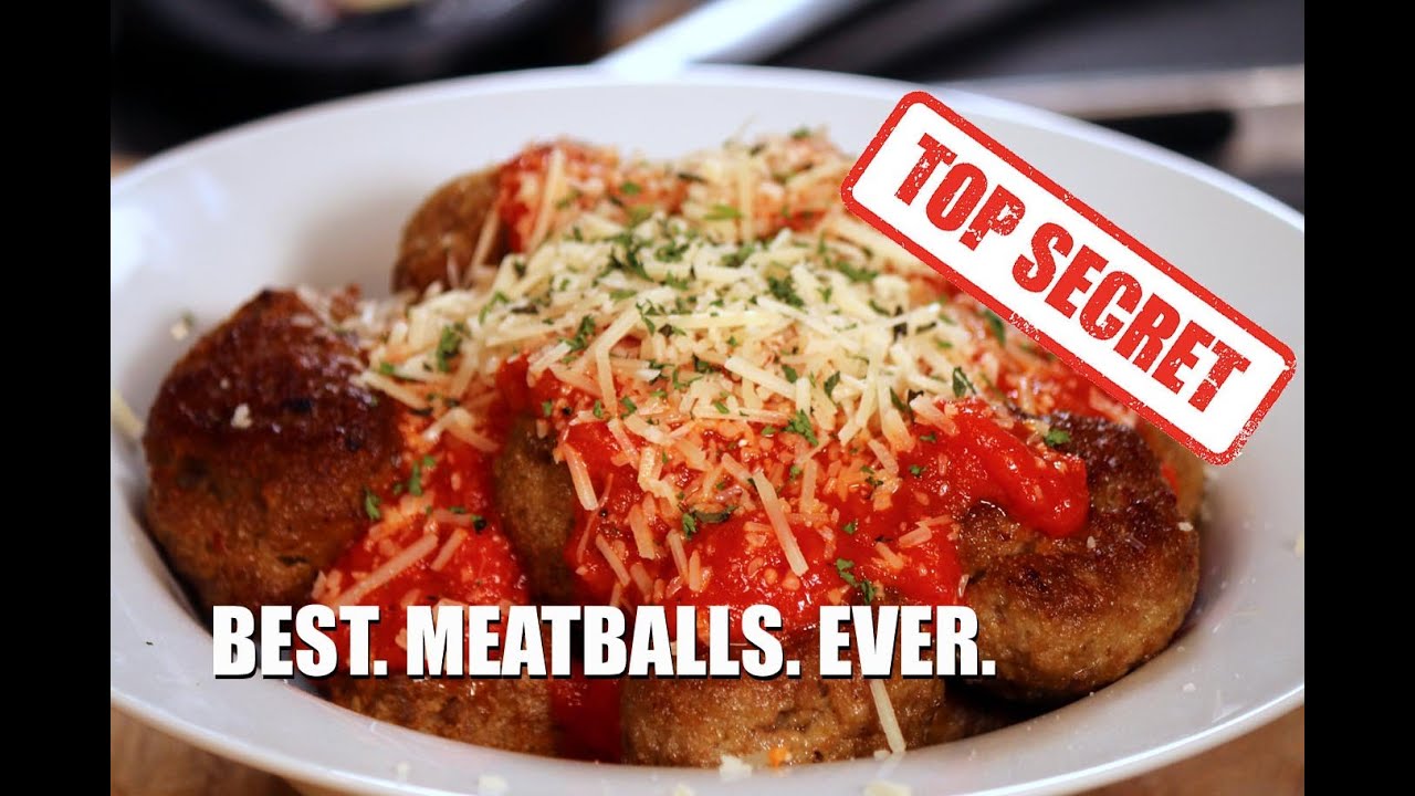 Chef's top secret meatball recipe | Italian dinner recipes - YouTube