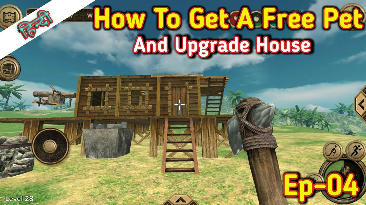 😍How to get a free pet and upgrade house | survival island evo raft ...