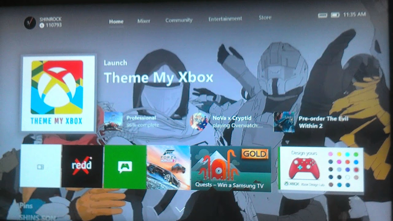 MY NEW ANIMATED XBOX ONE HOME SCREEN☺ - YouTube
