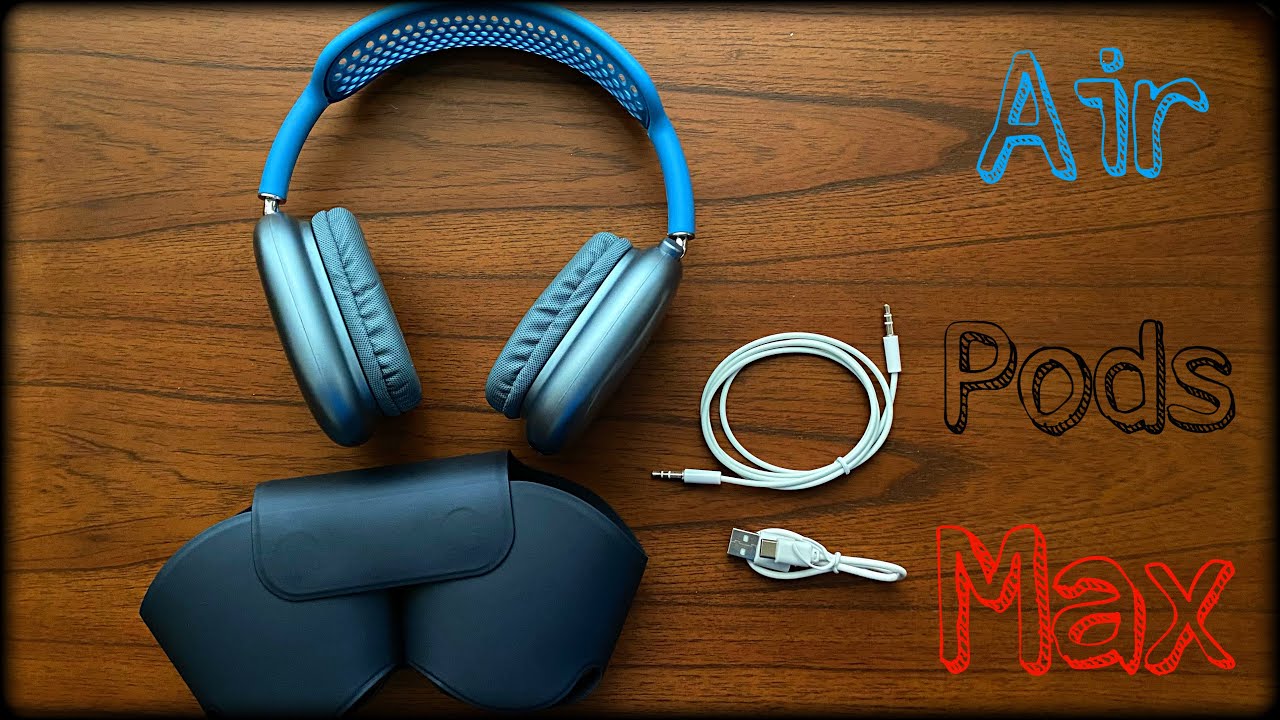 apple AirPods max copy unboxing & sky blue color, best headphones ...