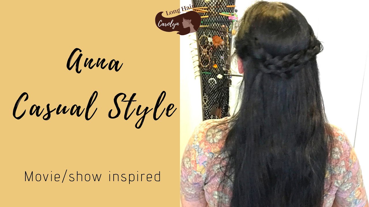 Anna’s Casual Hairstyle (frozen) - YouTube