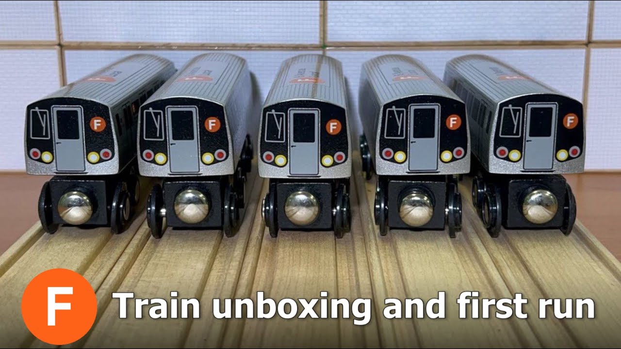 Munipals MTA R160 F Train Unboxing & First Run! - YouTube