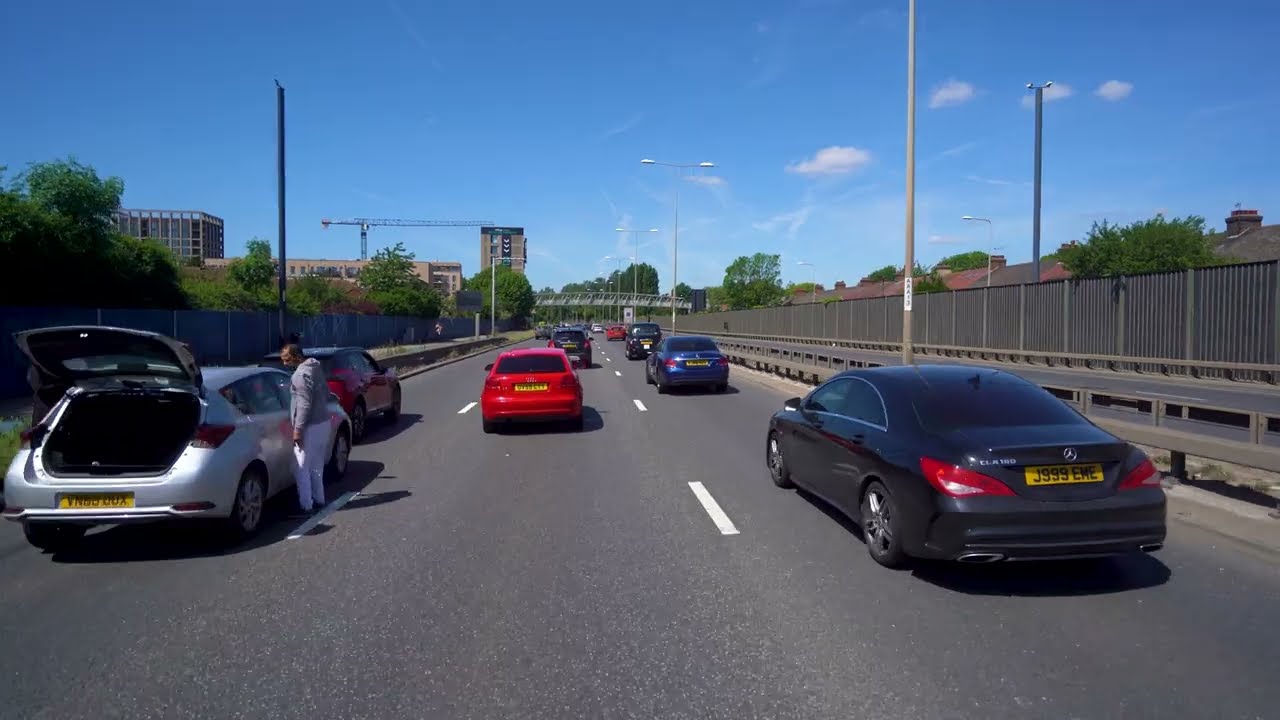 4K London Drive A13 Motorway Video Journey - YouTube