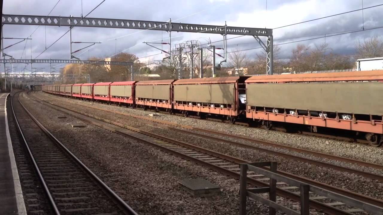 DB 60015 (6O42) Halewood-Southampton Cars @ Tamworth 04/02/ - YouTube