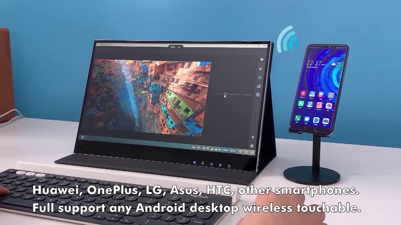 Airview wireless touchscreen intro video Full support any monitor usage ...