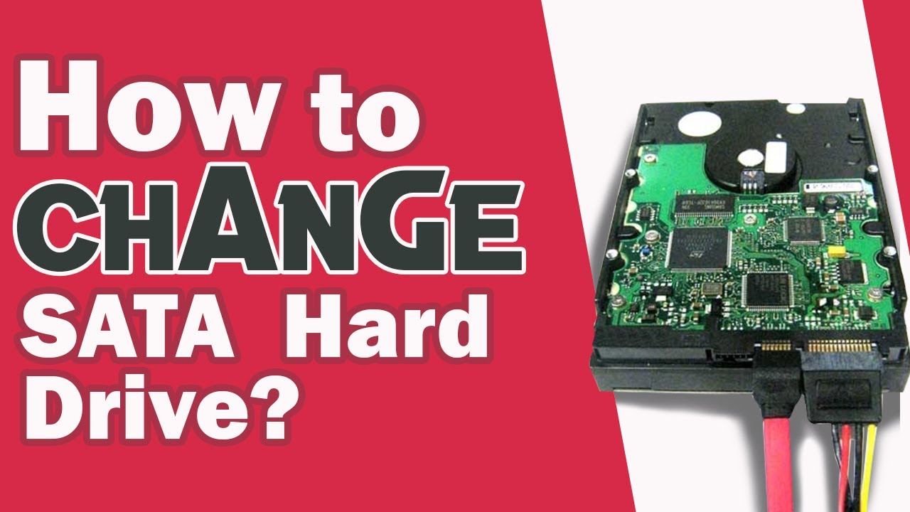 How to change SATA Hard Drive || Upgrade Internal Hard Drive - YouTube
