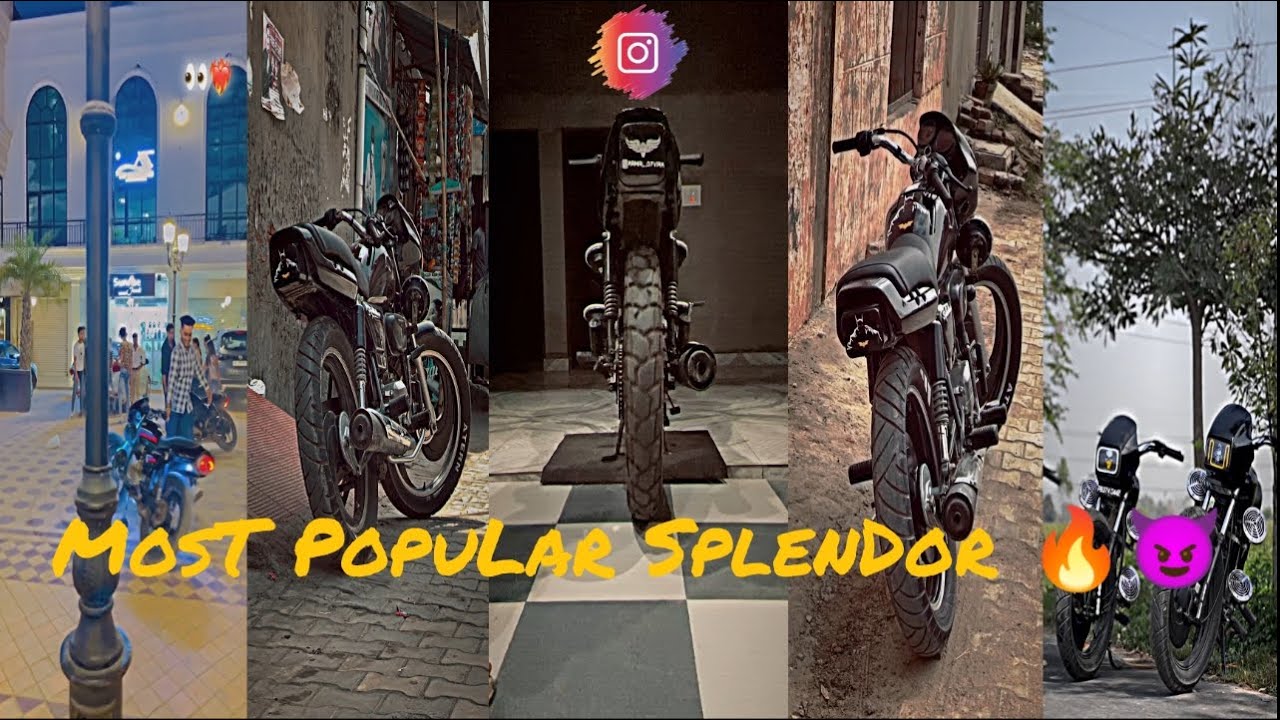 ll Most popular🥵 Splendor🔥 ll⭕ Best Modified Splendor 😈ll Trending ...