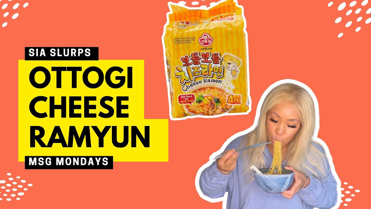 OTTOGI CHEESE RAMYUN - Instant Ramen/Noodle Reviews! - YouTube