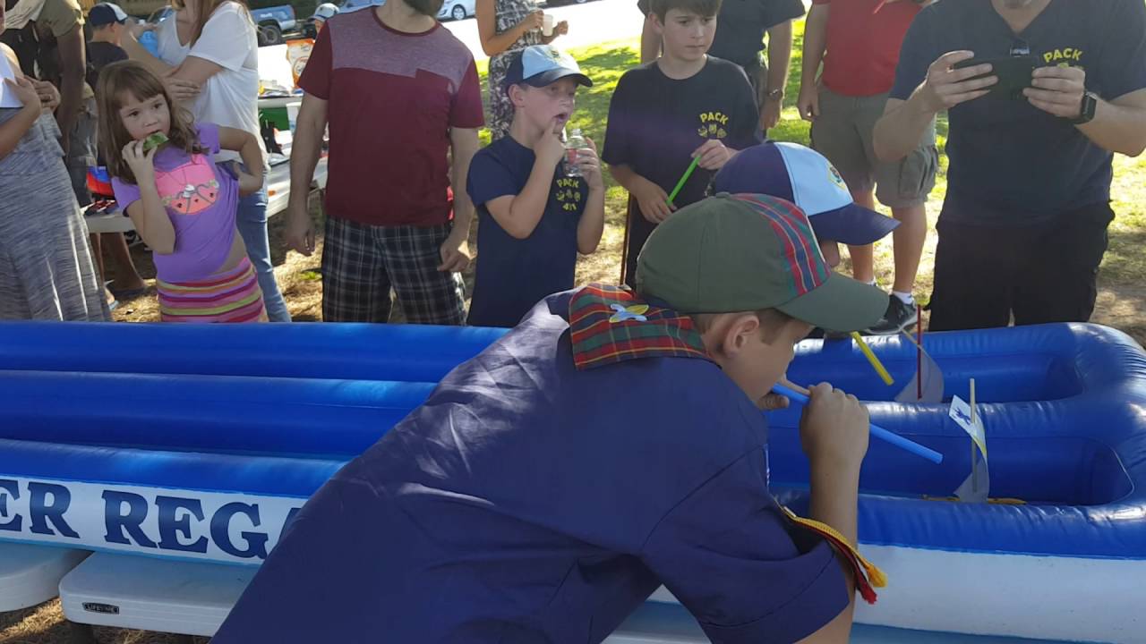 Lukas Rain gutter Regatta race 2 - YouTube