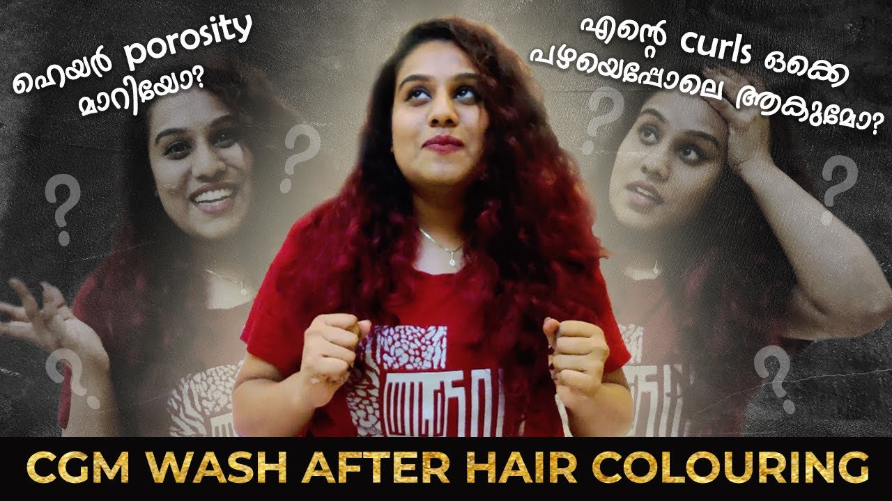 Will I Get Defined Curls🙄!First Cgm Wash After Coloring My hair ...