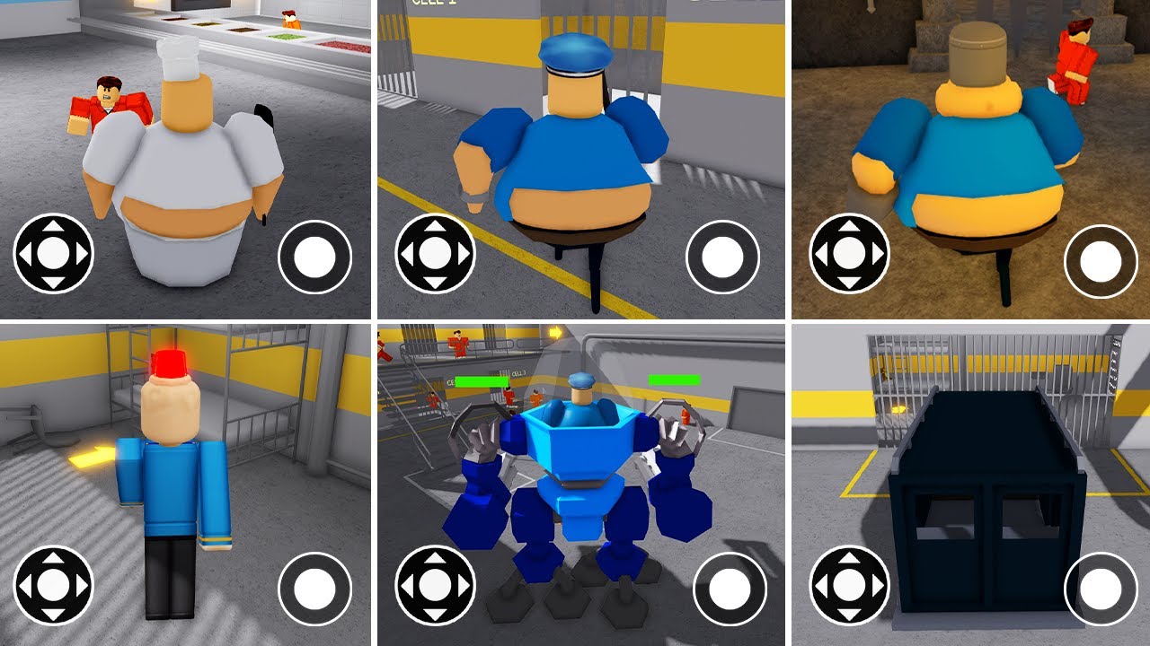 What if I Playing as EVERYONE?! All Barry's Prison Run Obby ROBLOX ...