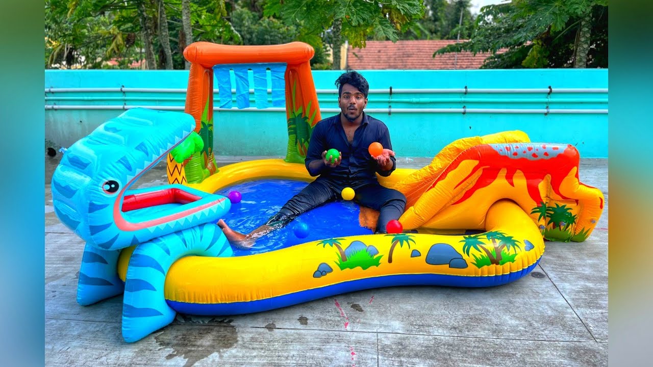 MINI WONDERLA THEME PARK ( SWIMMING POOL ) 💦 - #vlog #toys #funny # ...